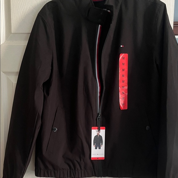 Tommy Hilfiger | Jackets & Coats | Tommy Hilfiger Mens Dark Jacket With ...